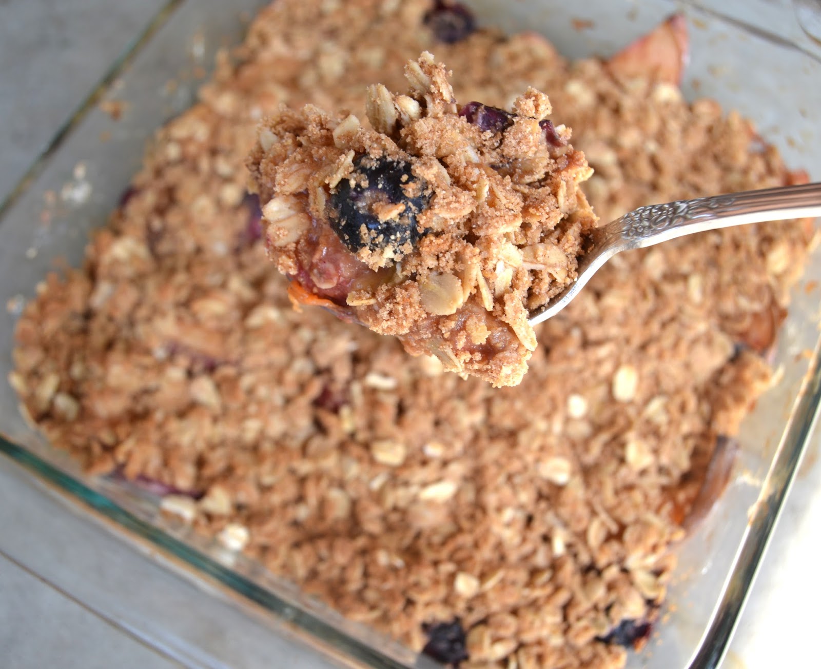 Healthier Protein Fruit Crisp | The Nutritionist Reviews