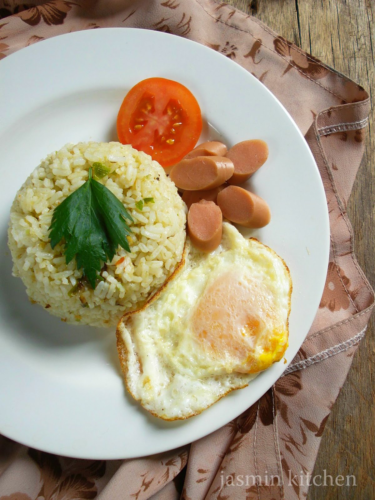 jasmin's kitchen: home style fried rice aka nasi goreng mamak style