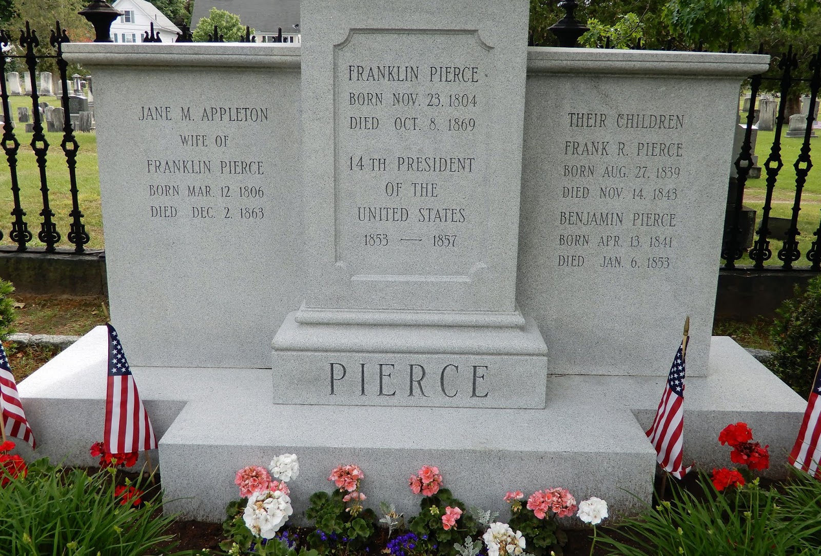 Franklin Pierce ~ November 23, 1804 - October 8, 1869