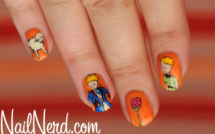 3 (more) oooohh "The Little Prince" nail designs / guiltless reading