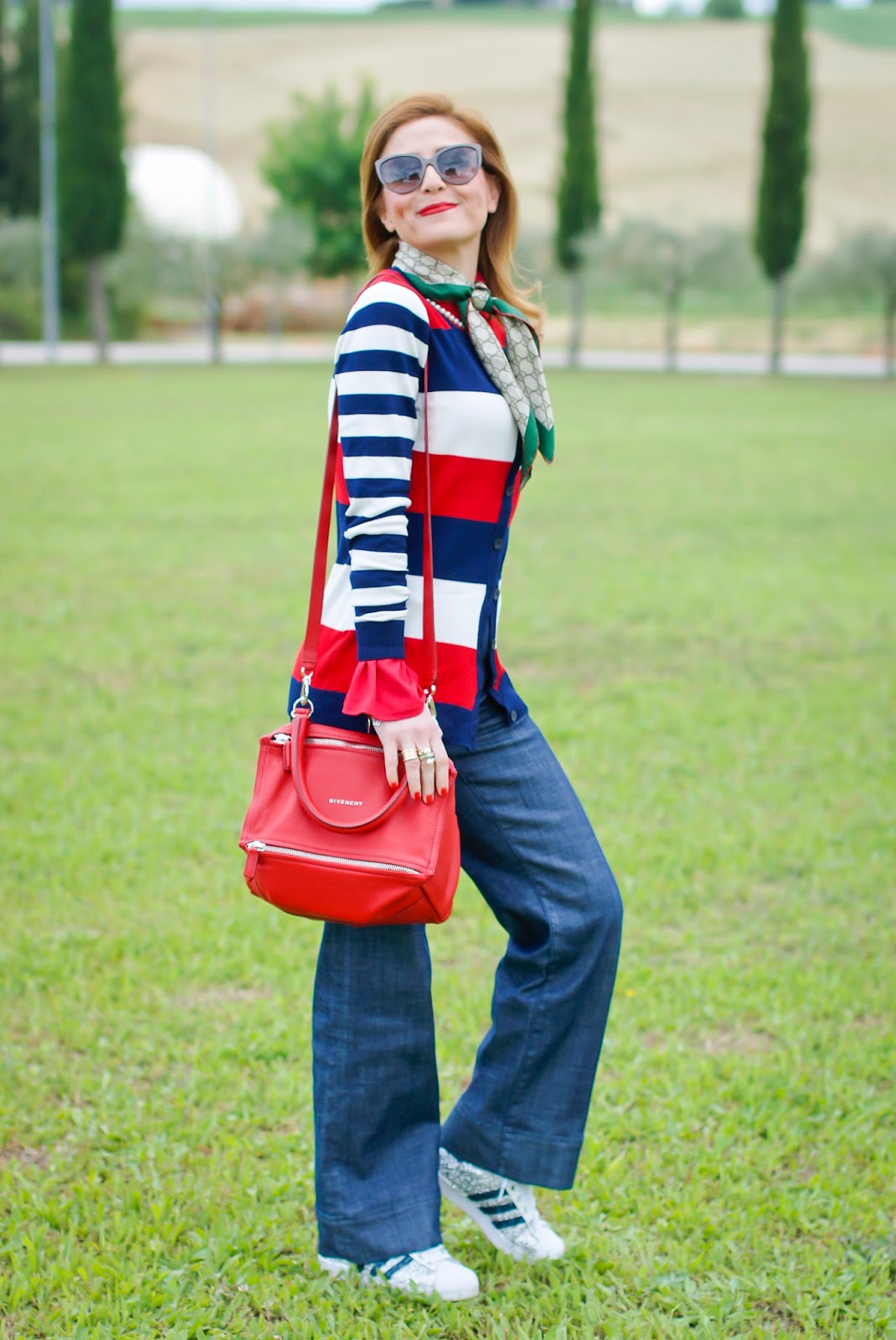Preppy style outfit with Smash! cardigan | Fashion and Cookies ...