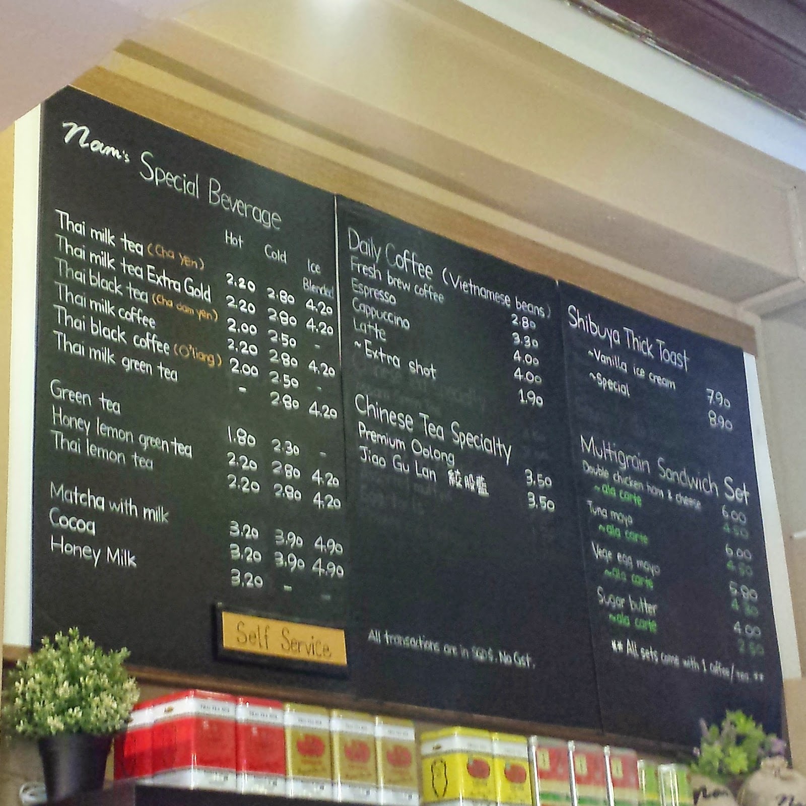 My Adventures: Nam's Brewing Thai Tea & Coffee
