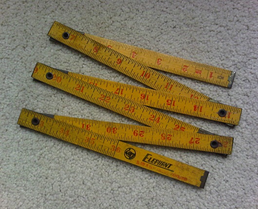 Karya Babah Antik: Meteran Lipat Kayu " Elephant