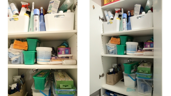 Aufgeräumt: Putzmittel