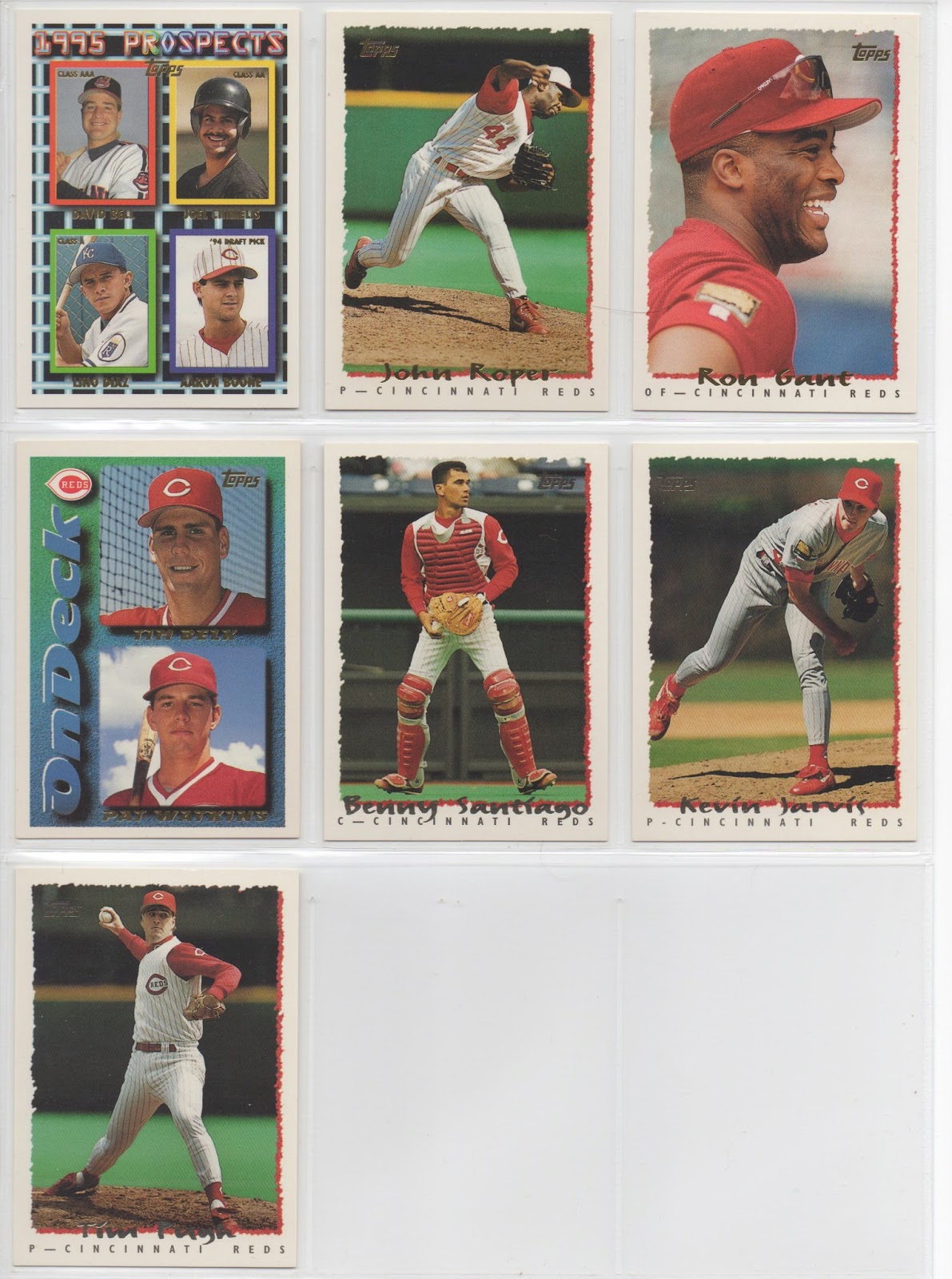 Cincinnati Reds Baseball Card Collector: 1995 Topps Cincinnati Reds ...