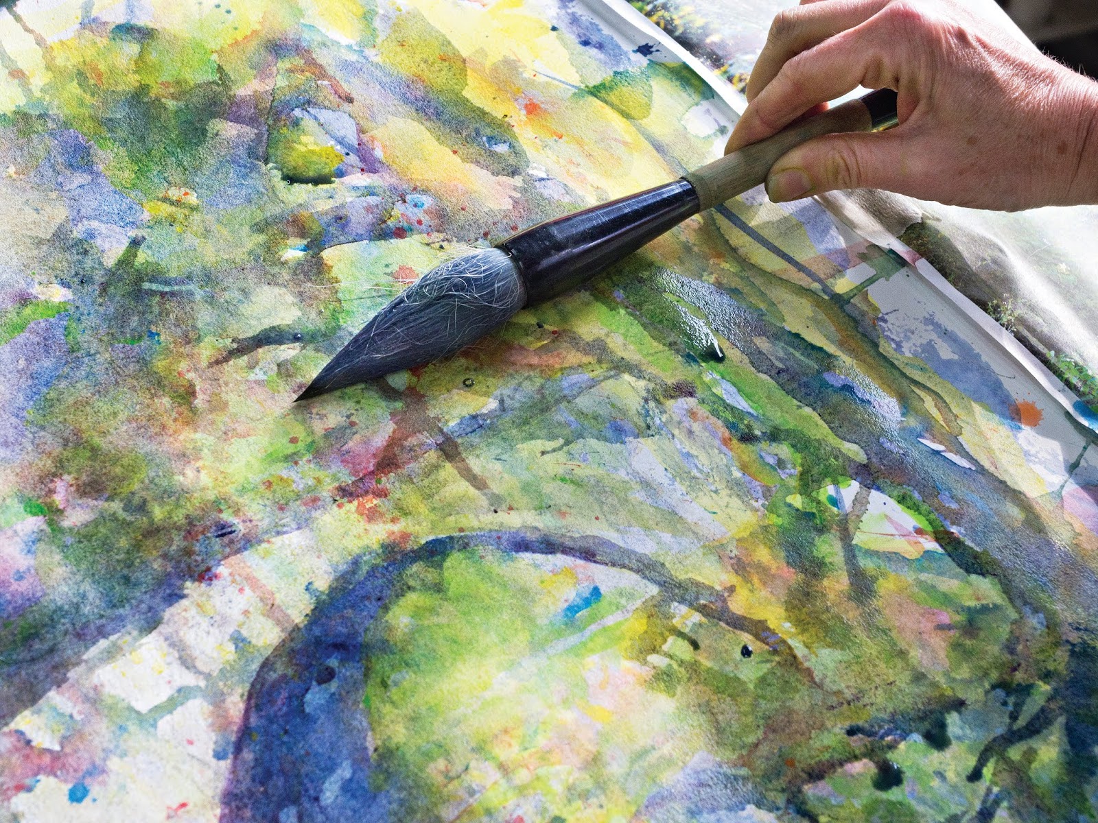 Robert Dutton Artist: Painting the vivid colours of Autumn with Derwent ...