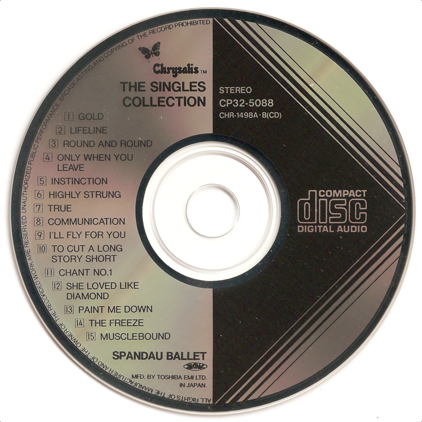 The First Pressing CD Collection: Spandau Ballet - The Singles Collection