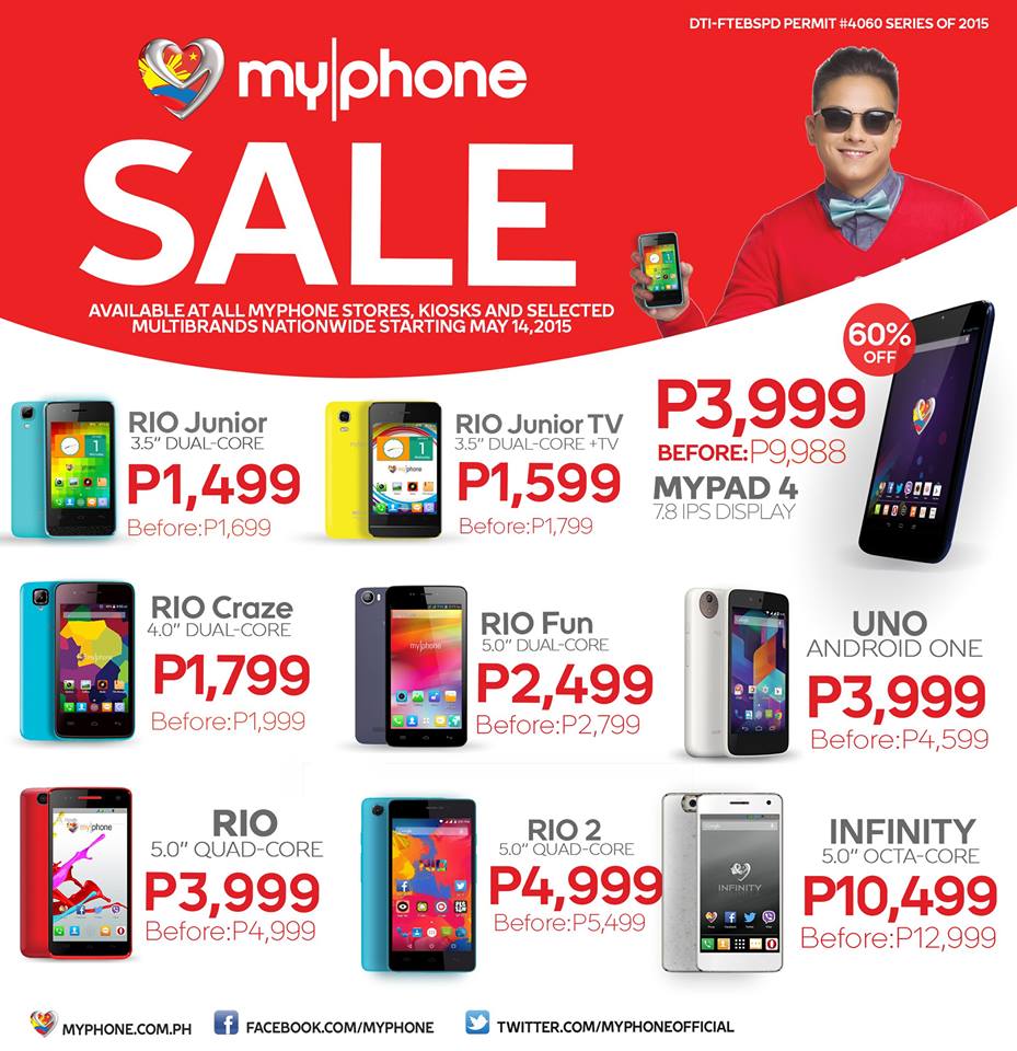 Latest MyPhone Rio, Craze, Fun, Rio V2 Discounted Price and Features ...
