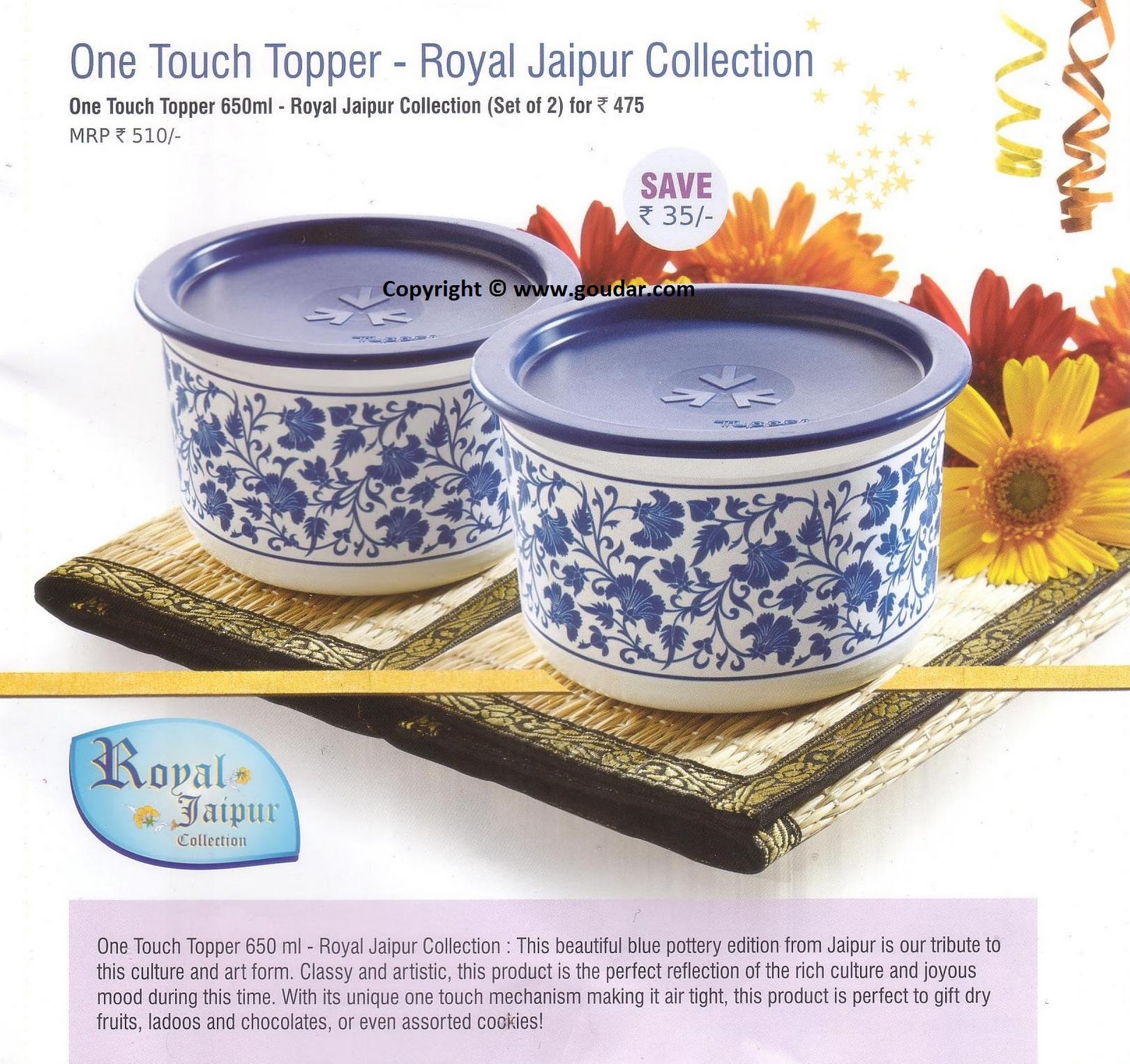 Tupperware: Tupperware Flyer for the month of October, 2011