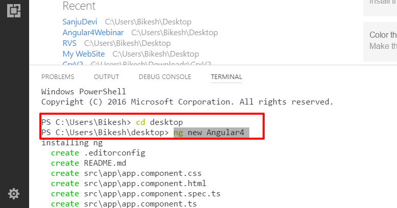 How To Create Angular App Using Angular Cli ~ Aspnetmvcsqlazuredevopsangularweb Apissrs