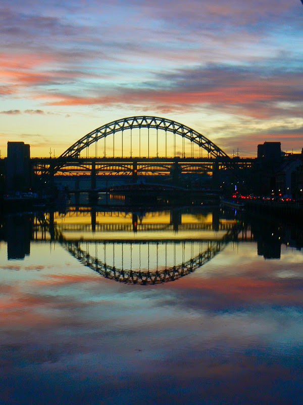 Photographs Of Newcastle: Quayside - Sunset October 2014