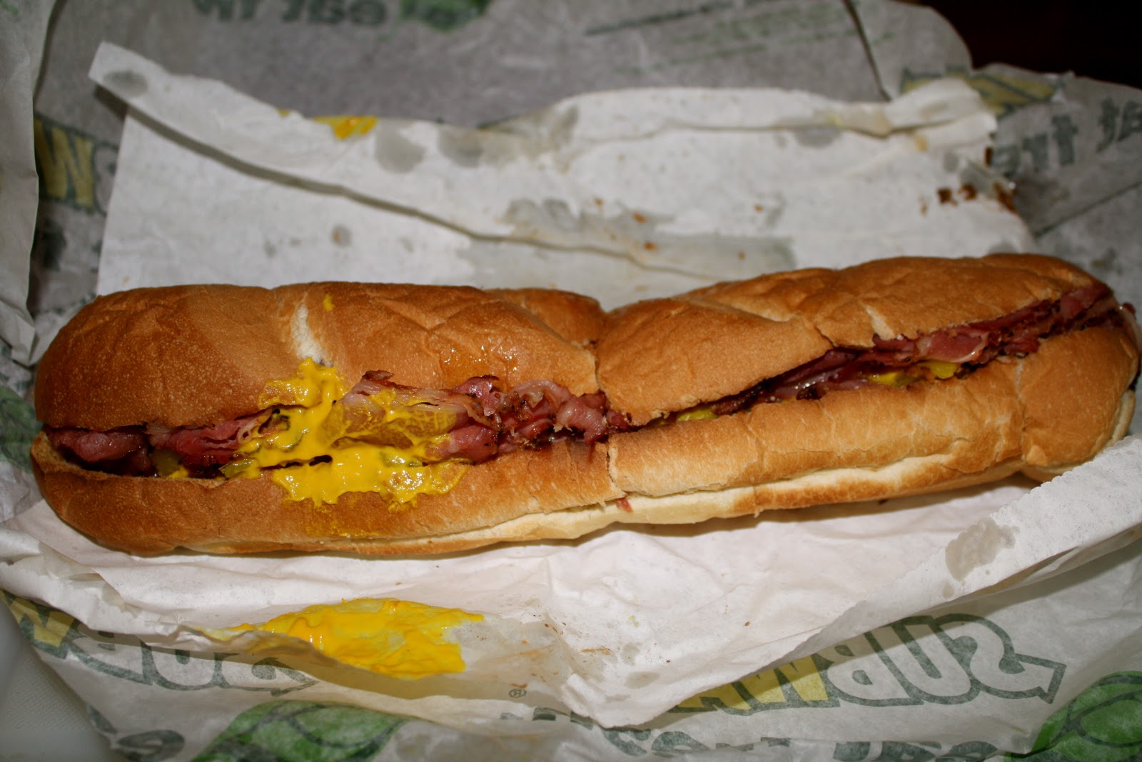 pastrami sandwich subway