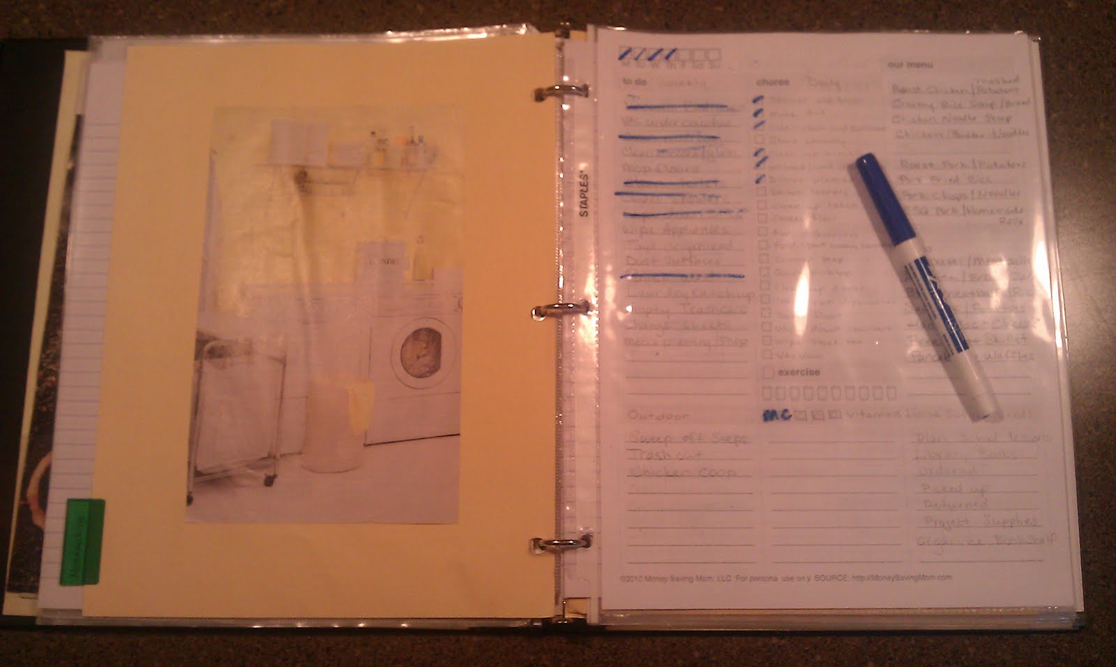 a simple heart for home: My Simple Household Notebook