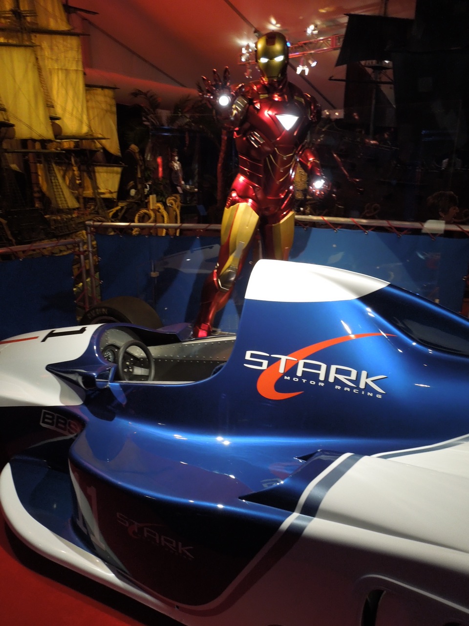 Tony Stark's F1 race car from Iron Man 2 on display... | Hollywood ...