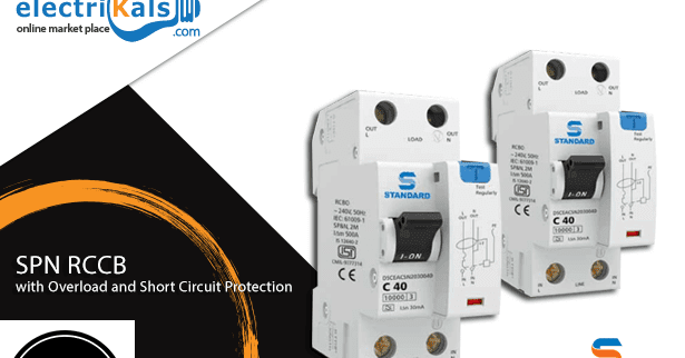 Electrikals: RCBO - Standard DSCEACSN2100020 20A SPN Residual Current ...
