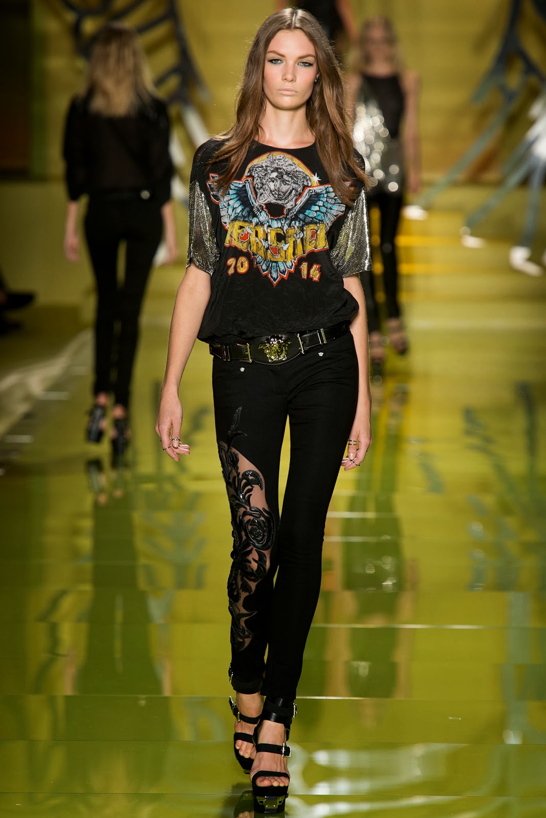 versace s/s 14 milan | visual optimism; fashion editorials, shows ...