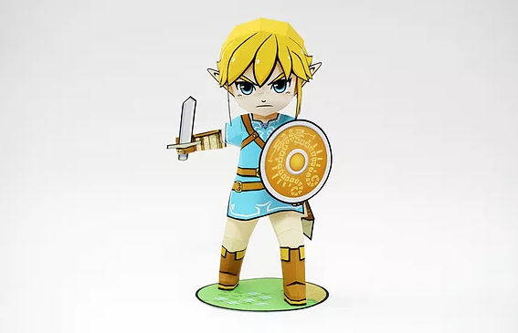The Legend of Zelda: Breath of The Wild - Free Papercraft Template ...