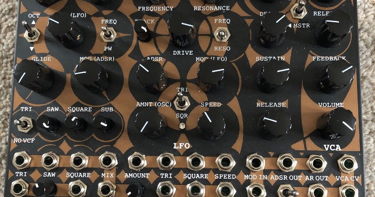 MATRIXSYNTH: Studio Electronics Folktek'd Tonestar Folktek Eurorack Module