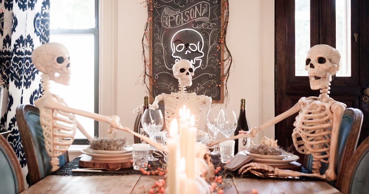 Dead Dinner Party | Halloween Dining Room | Brooklyn Limestone