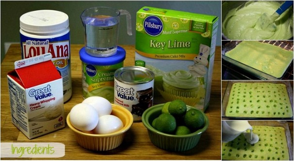 Key Lime Poke Cake {Fun Summer Cake Mixes} — Mommy's Kitchen