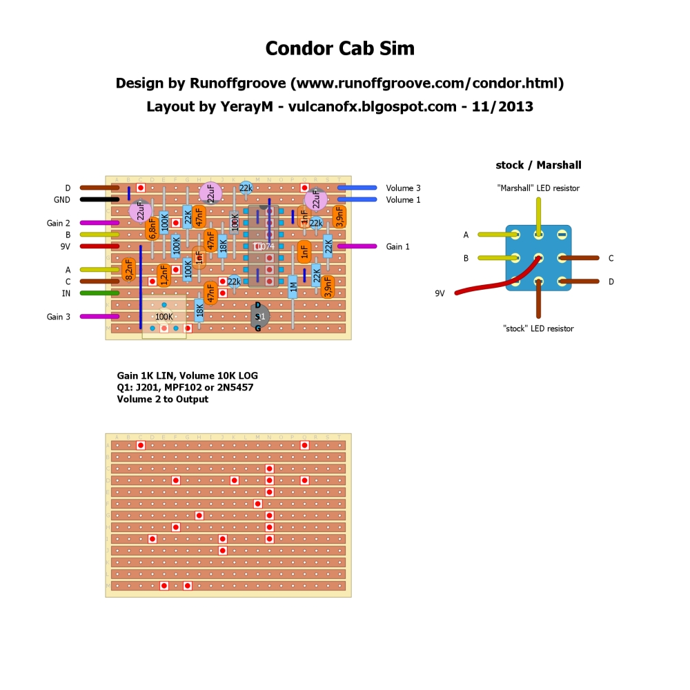Vulcano FX: Mxr Headphone Amp + ROG Condor Cab Sim