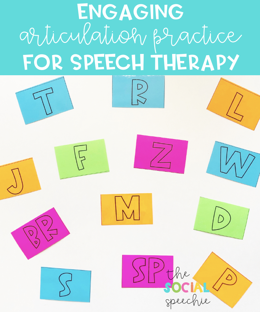 Engaging Articulation Practice for Speech Therapy | The Social Speechie