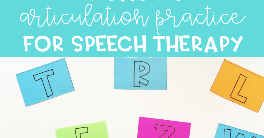 Engaging Articulation Practice for Speech Therapy | The Social Speechie