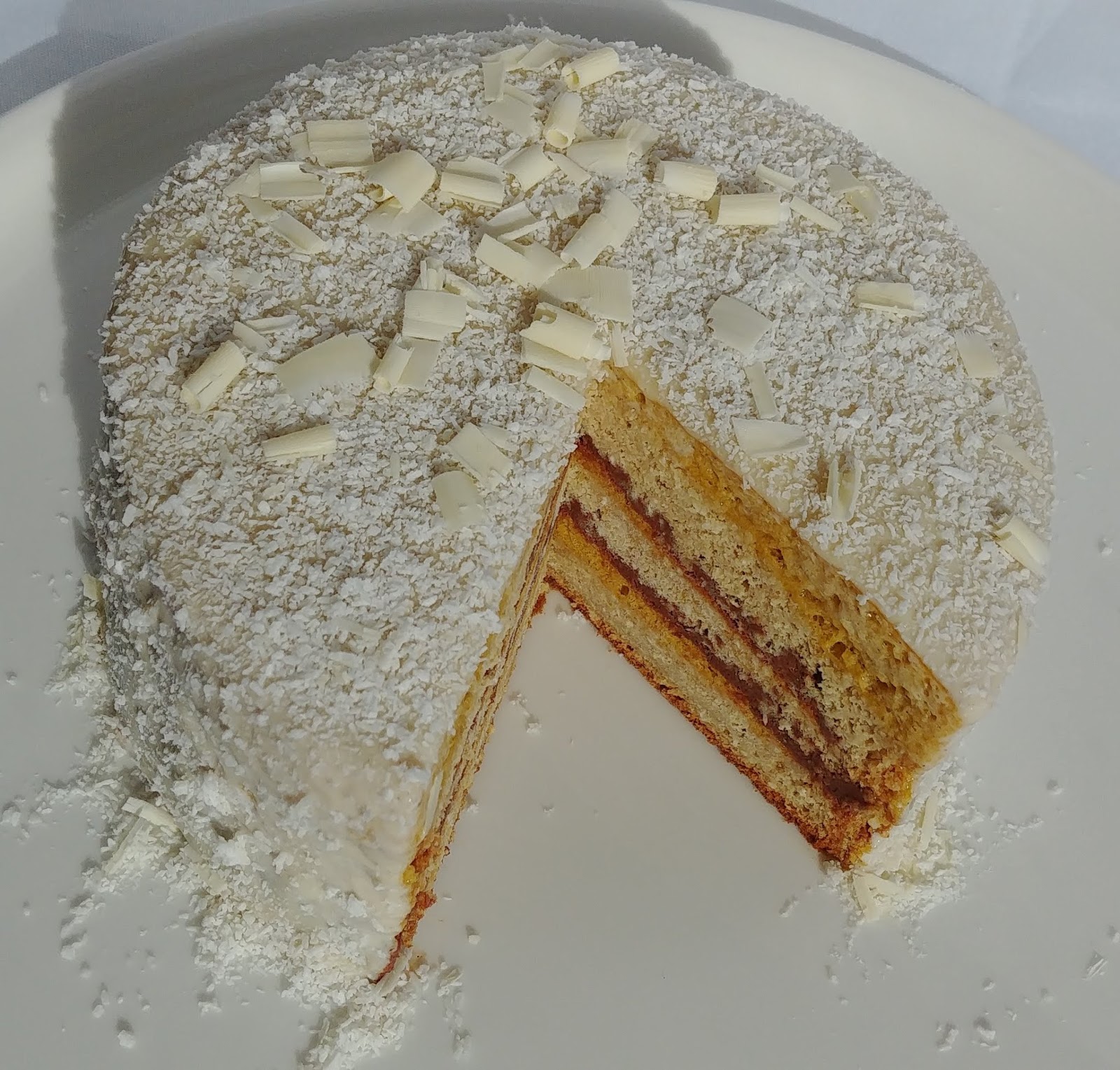 Entremet coco & mangue