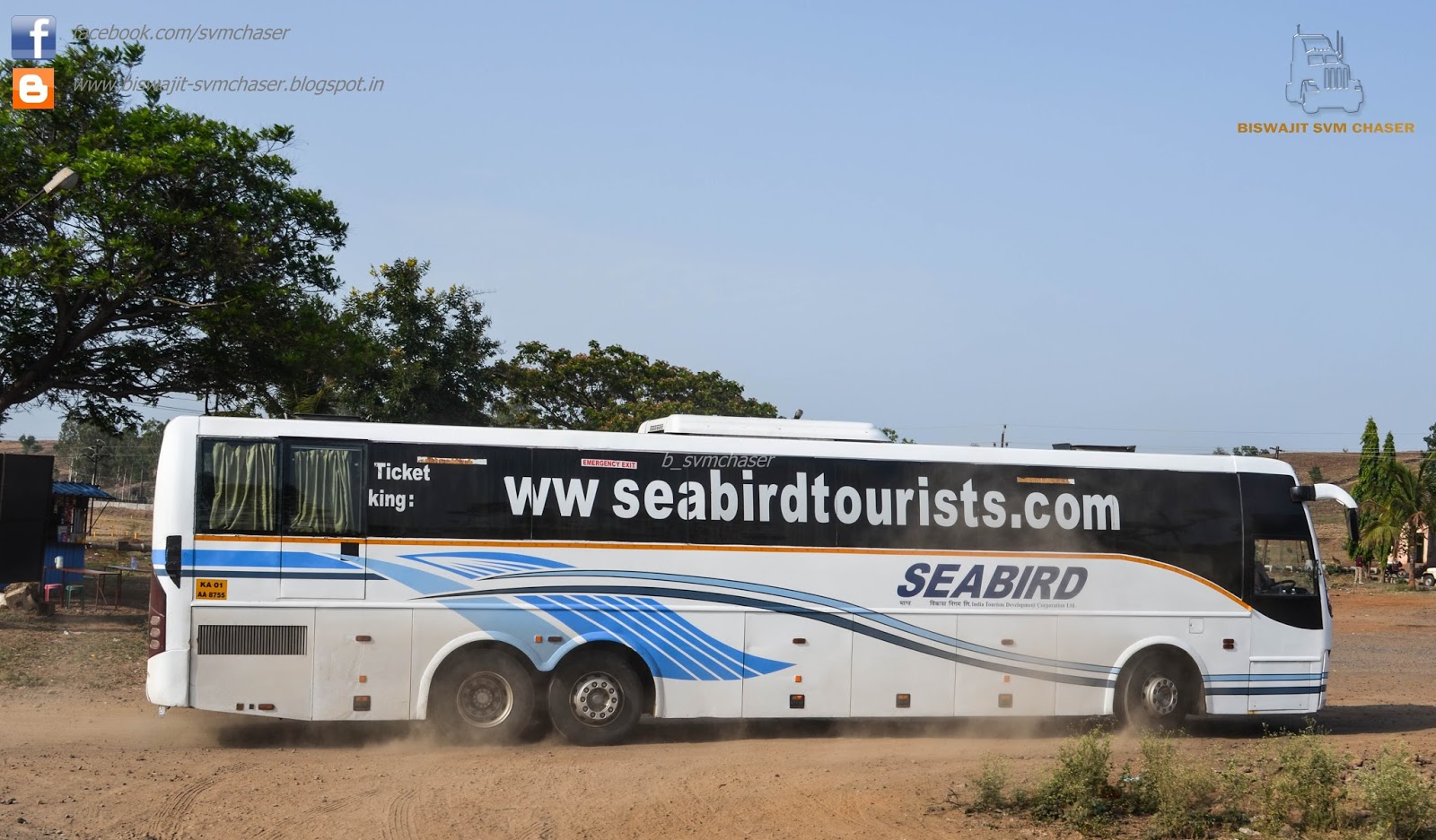 Seabird VOLVO B9R Multiaxle Semi Sleeper KA01 AA 8755 | Biswajit SVM Chaser
