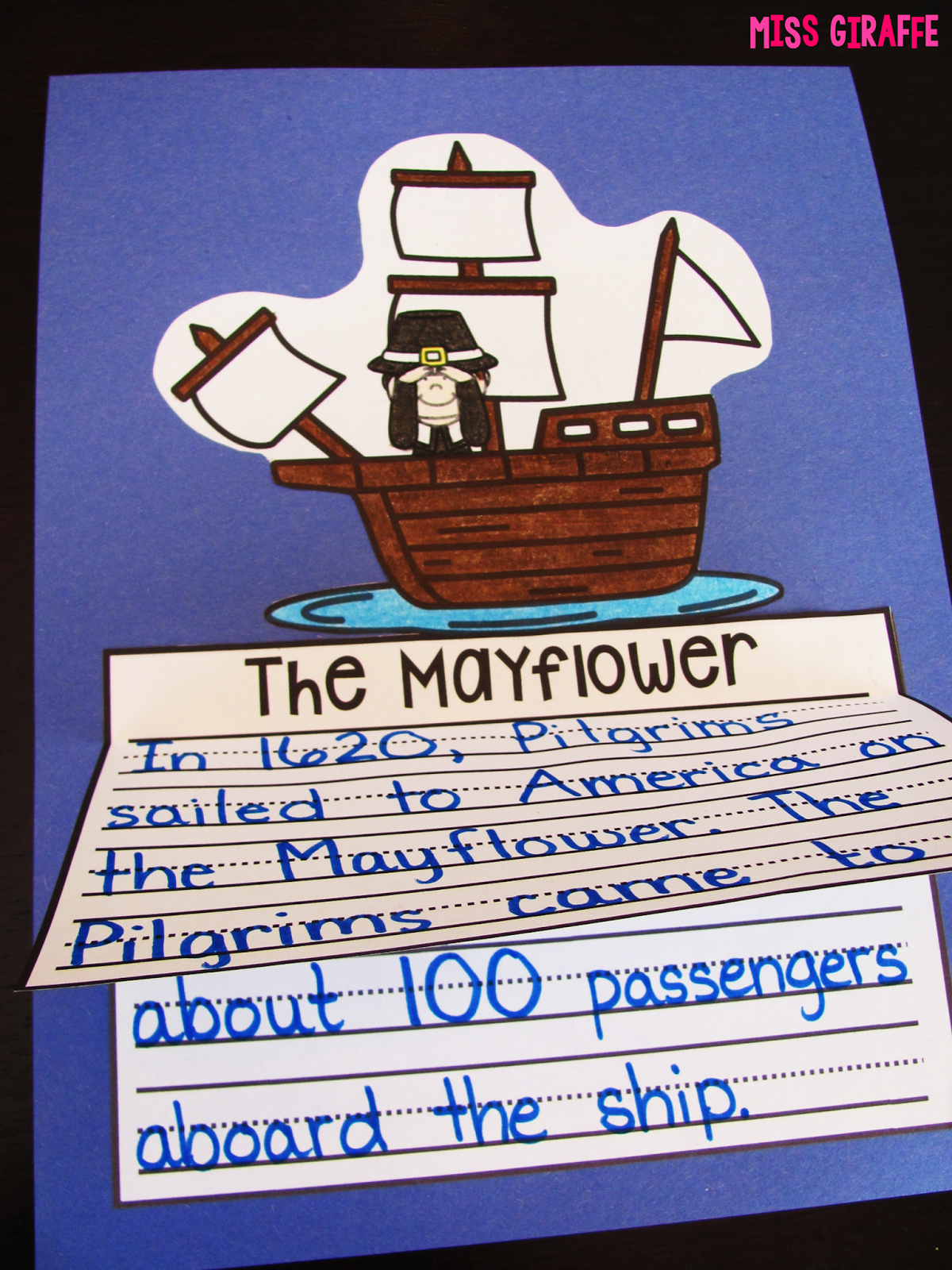 Miss Giraffe's Class: November Writing Crafts