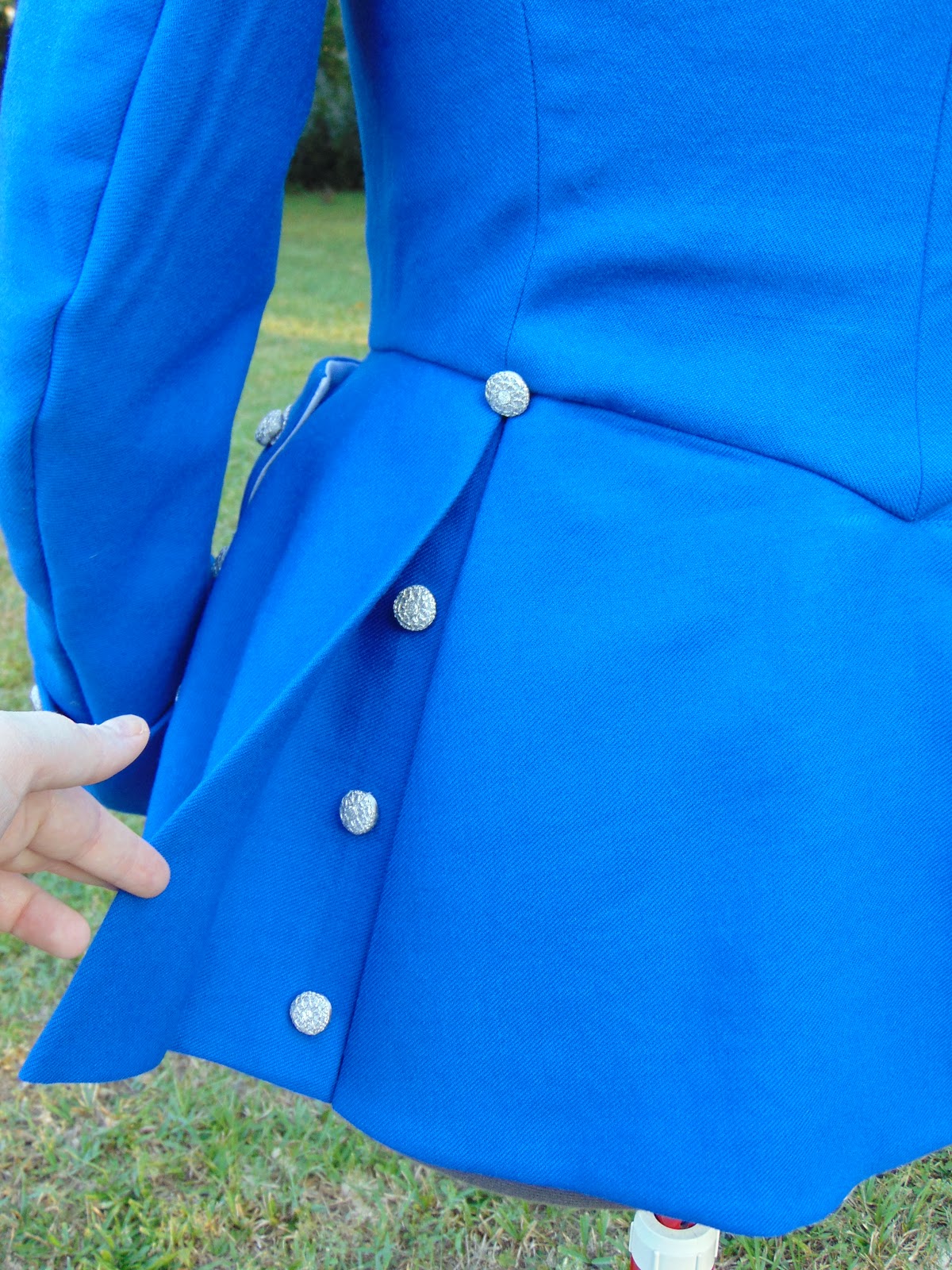 The Antique Sewist: JP Ryan Riding Habit - Royal Blue