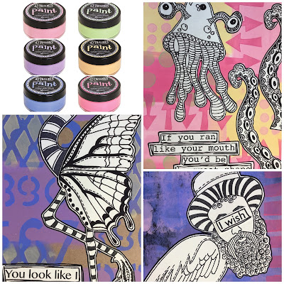 Dylan's Blog: New Dylusions Paint Samples