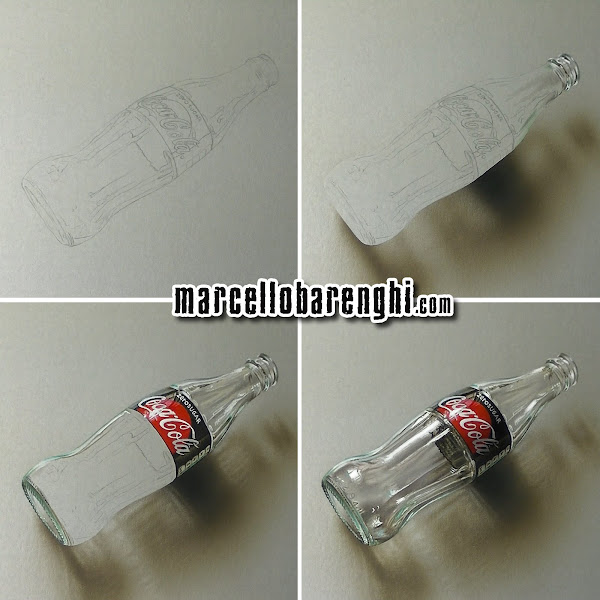 Drawing Coca Cola Zero - Marcello Barenghi