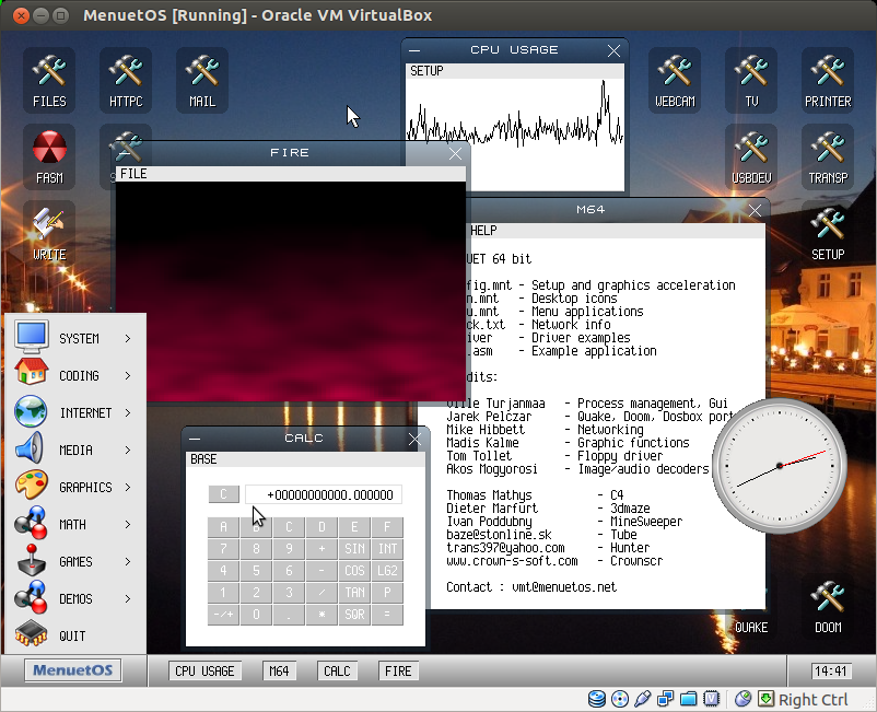 Particolarmente urgentissimo!: Menuet OS power in my hands!!
