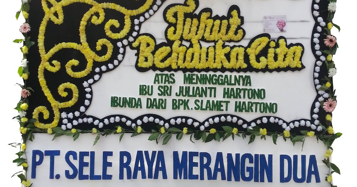 Jual bunga krans di Bitung