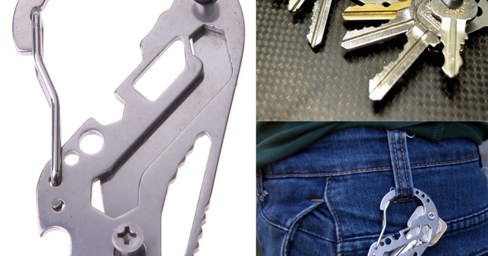 EDC SURVIVE: KeyBiner Carabiner Multi-Tool (2 вида)
