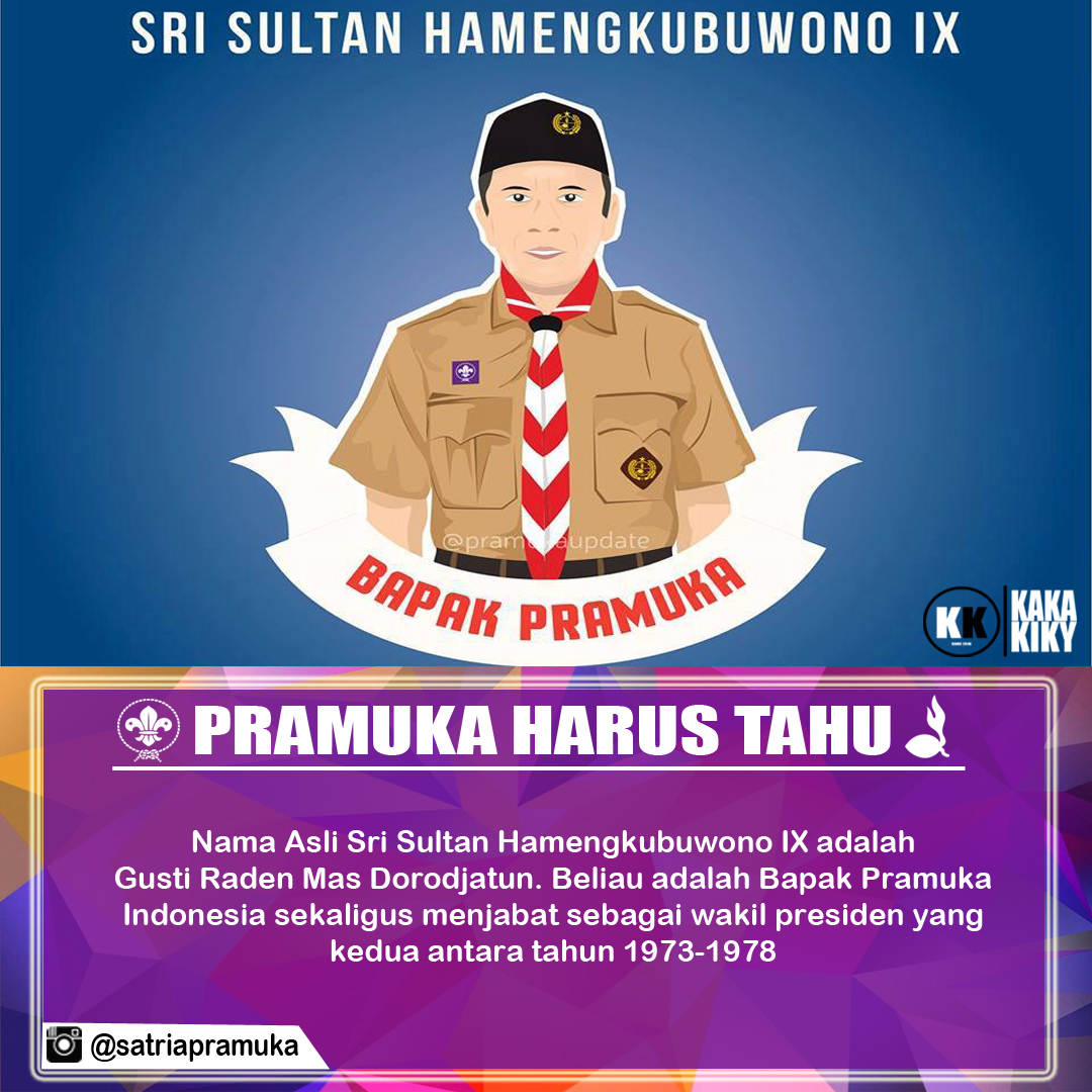 Pramuka Harus Tahu Nama Asli Sri Sultan Hamengkubuwono Ix Bapak Pramuka Indonesia Kumpulan
