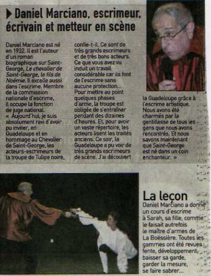 AfriClassical: Daniel Marciano Gives Fencing Lesson to Granddaughter ...