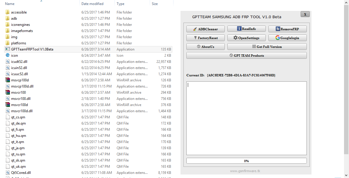 GPT TEAM SAMSUNG ADB FRP Tool V1.0 [BETA]