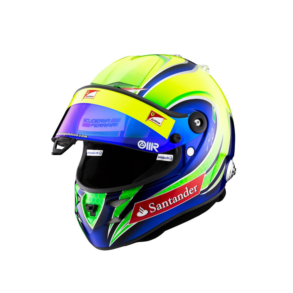 Racing Helmets Garage: Schuberth SF1 F.Massa 2011 by Jens Munser Designs