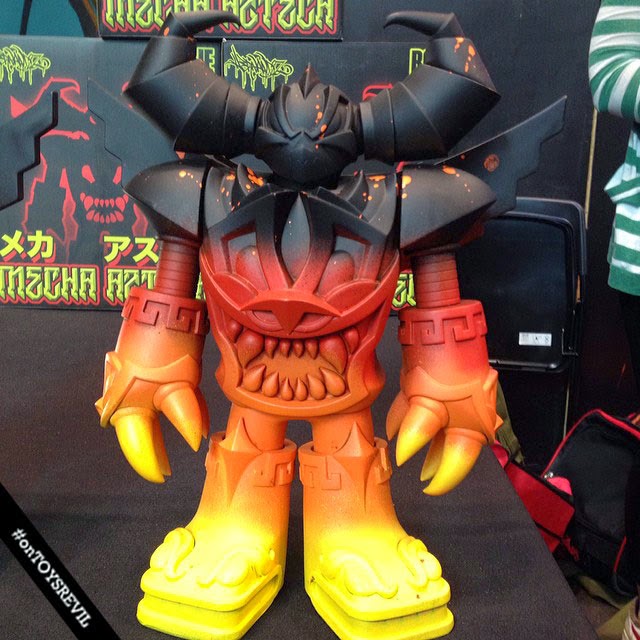 Custom Black Fire Mecha Azteca by Jesse Hernandez (for Art Whino @ # ...