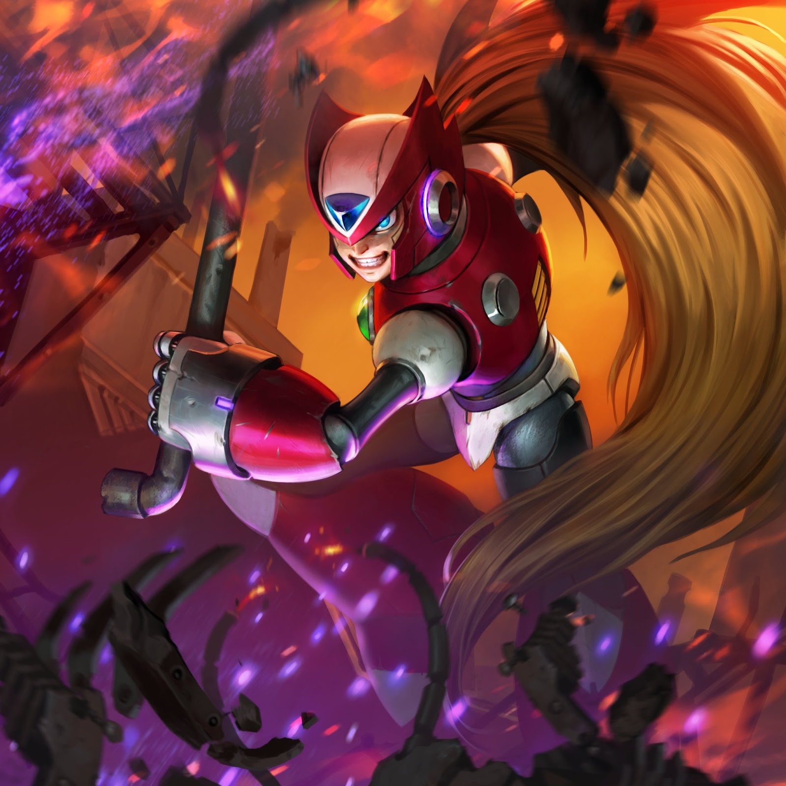 Rockman Corner: A Closer Look at Zero and the New Teppen Card Pack ...