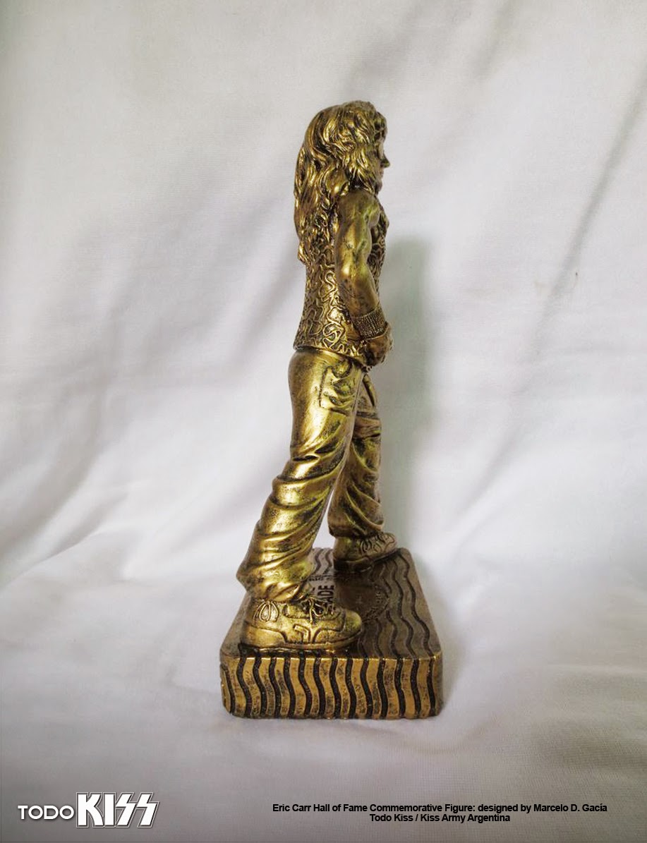 Todo Kiss: Eric Carr Hall Of Fame Commemorative Figures: mi trabajo ...