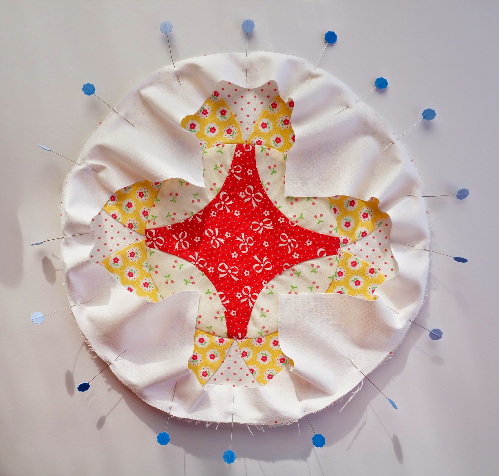 Charise Creates: Vintage Block Quilt Along ~ Petal Circle ~ Block #12