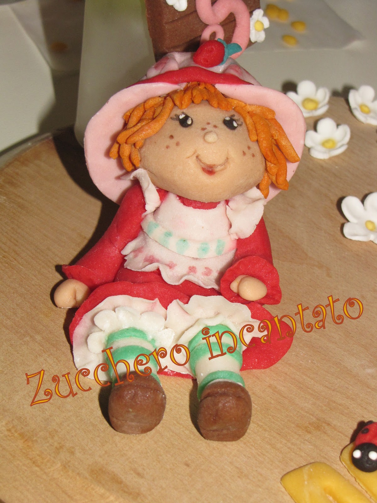 Zucchero incantato: STRAWBERRY SHORTCAKE CAKE - TORTA FRAGOLINA DOLCECUORE