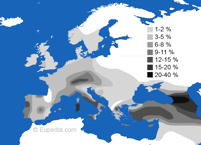 Sardinian People: [Genetics] Y-Dna Haplogroups distribution in Sardinians