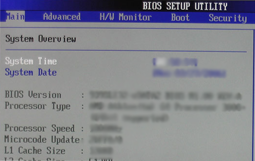 CONFIGURARE AVVIO DEL BIOS
