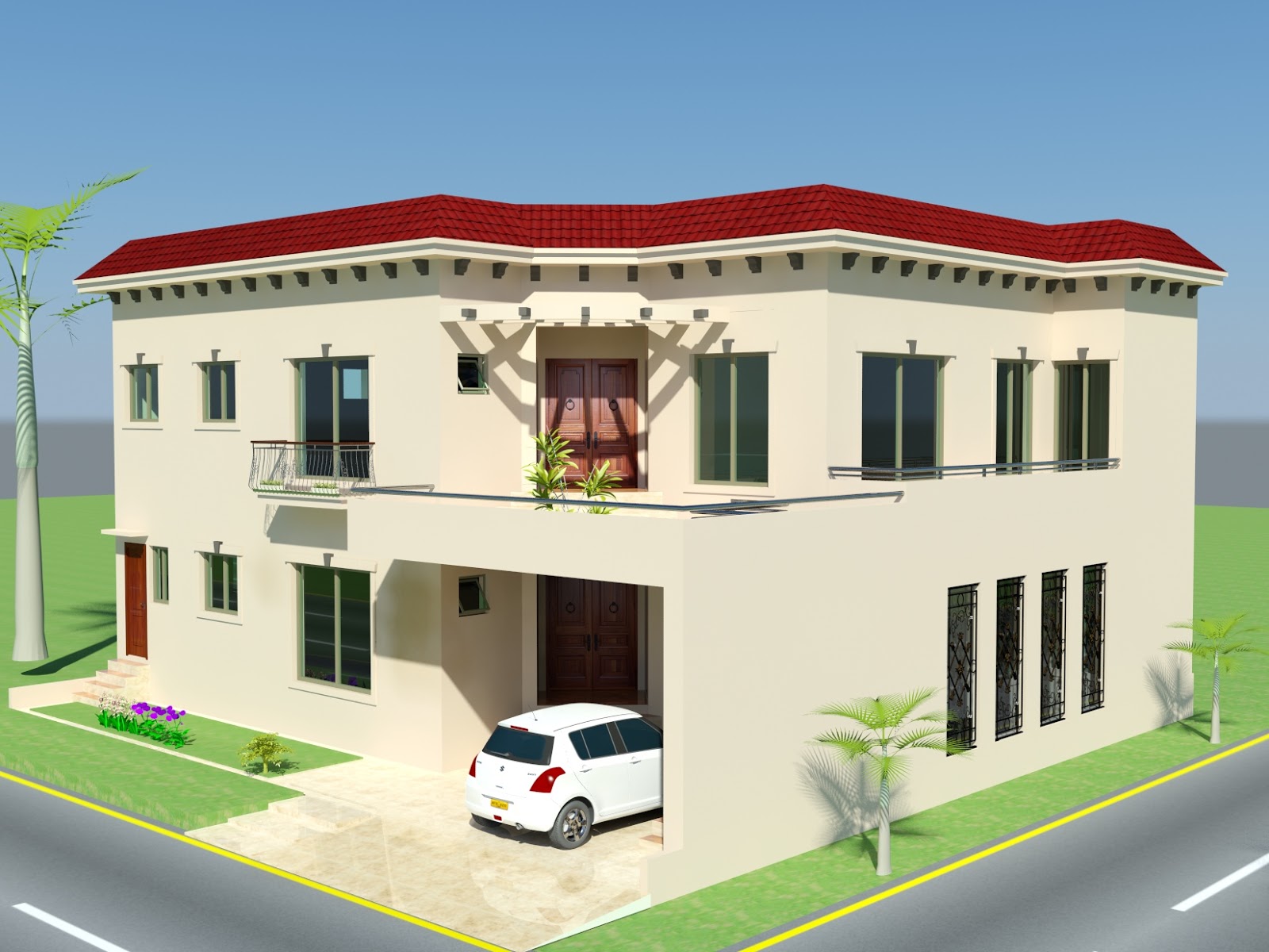 10 Marla Plan,House Design in Pakistan,3D Front Elevation,Rawalpindi ...