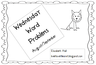 Wednesday Word Problems - Kickin' It In Kindergarten
