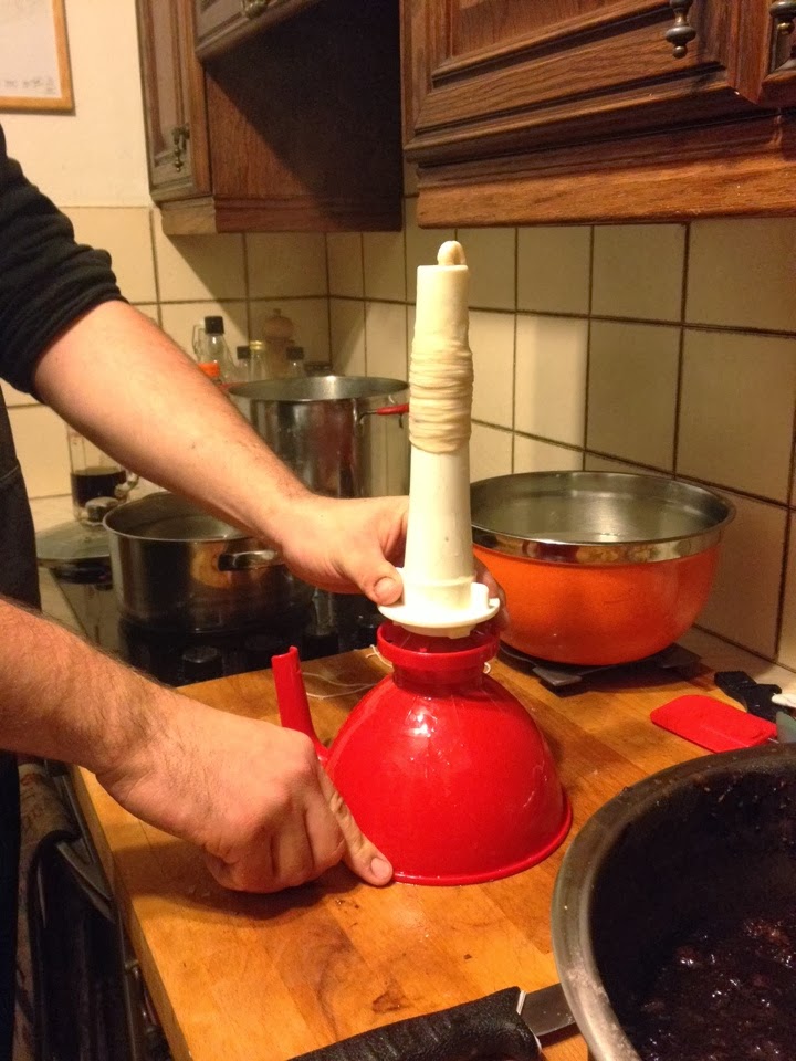 Redborne School Farm: Making Black Pudding...